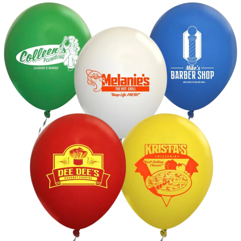 Custom Print E-Z Safety Seal™ Valved Latex Balloons | Custom Balloons