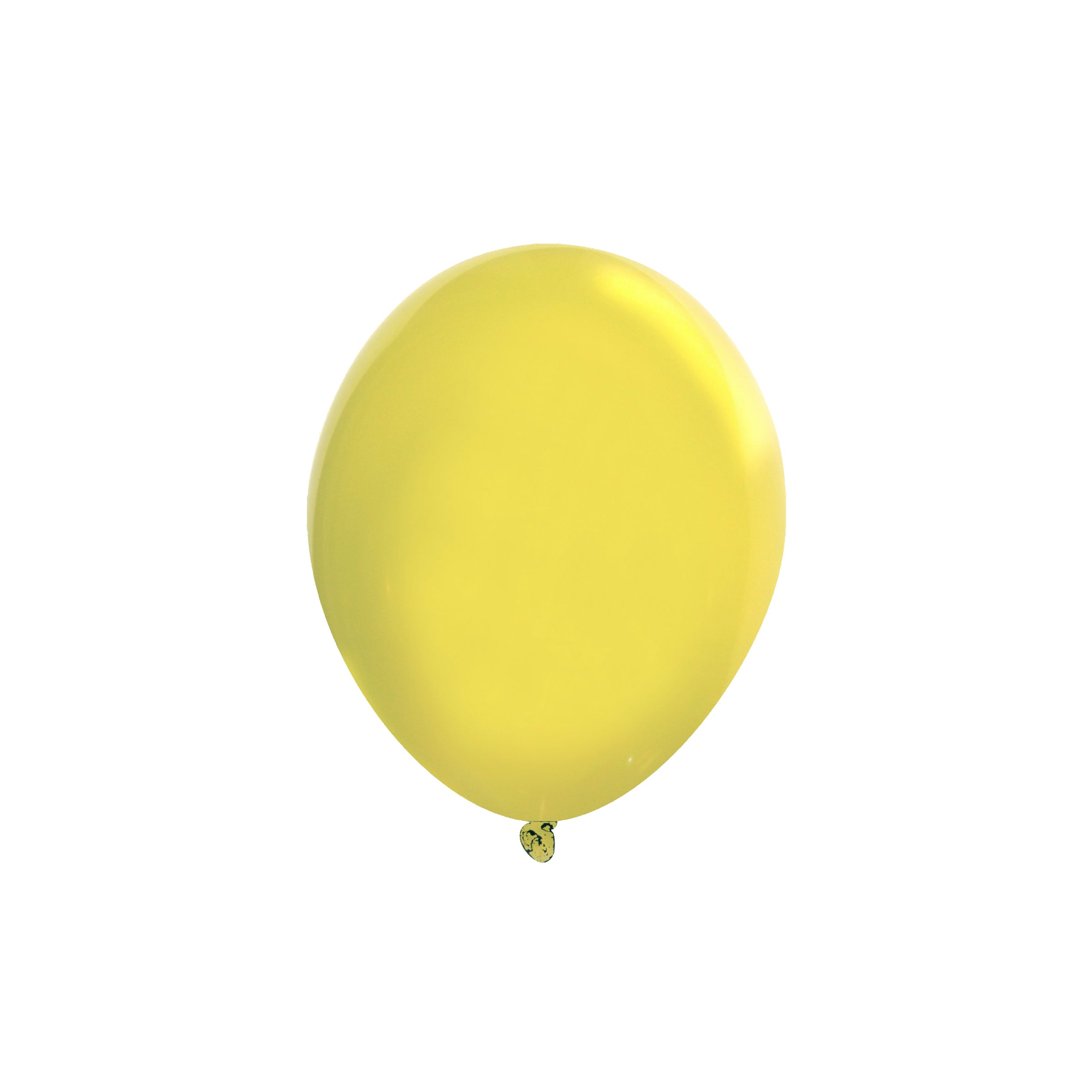5" Latex Balloons | Decorator Canary Yellow | 100 pc bag